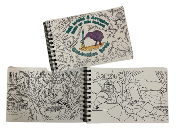 Sanctuary colouring book – Ngā Manu ō Aotearoa | Birds of New Zealand ...